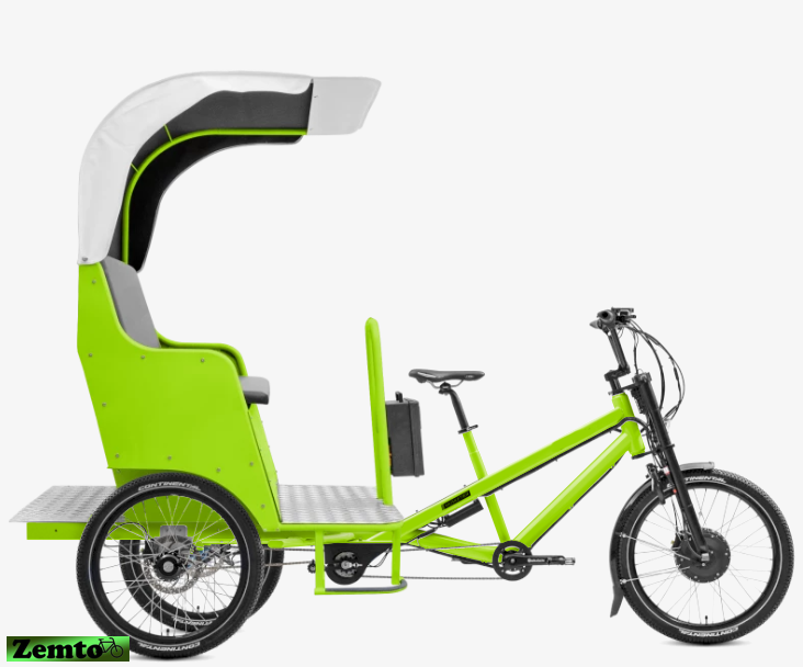 Zemto - Lastenrad Rikscha, Rikscha ohne Motor, Rikscha mit motor